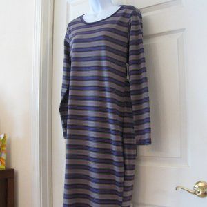 LuLaRoe | Dresses | 25 Lularoe Debbie Dress Large Nwt 36 Purple Gray ...
